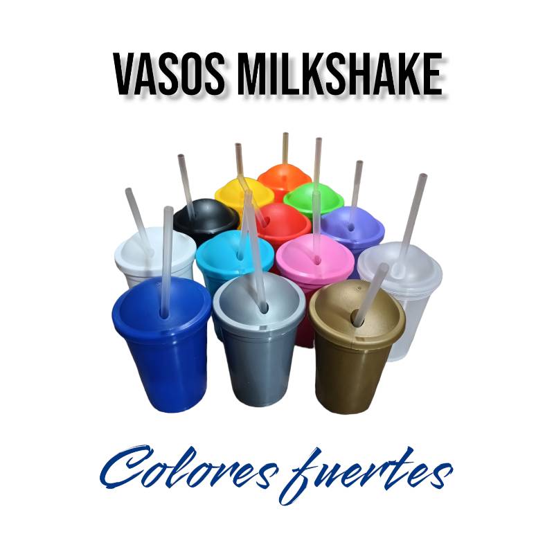 Vasos milkshake en Llavallol