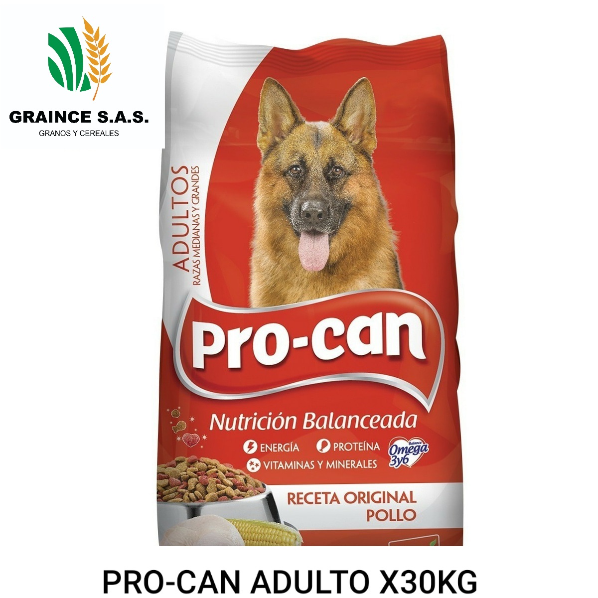PRO-CAN ADULTO X30KG