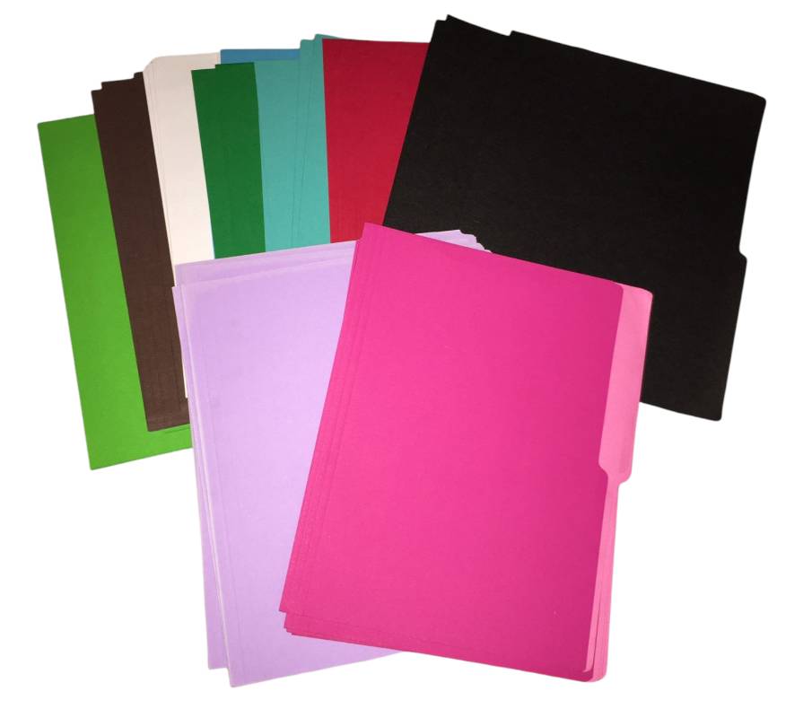 FOLDER TAMAÑO CARTA COLORES en IZABAL