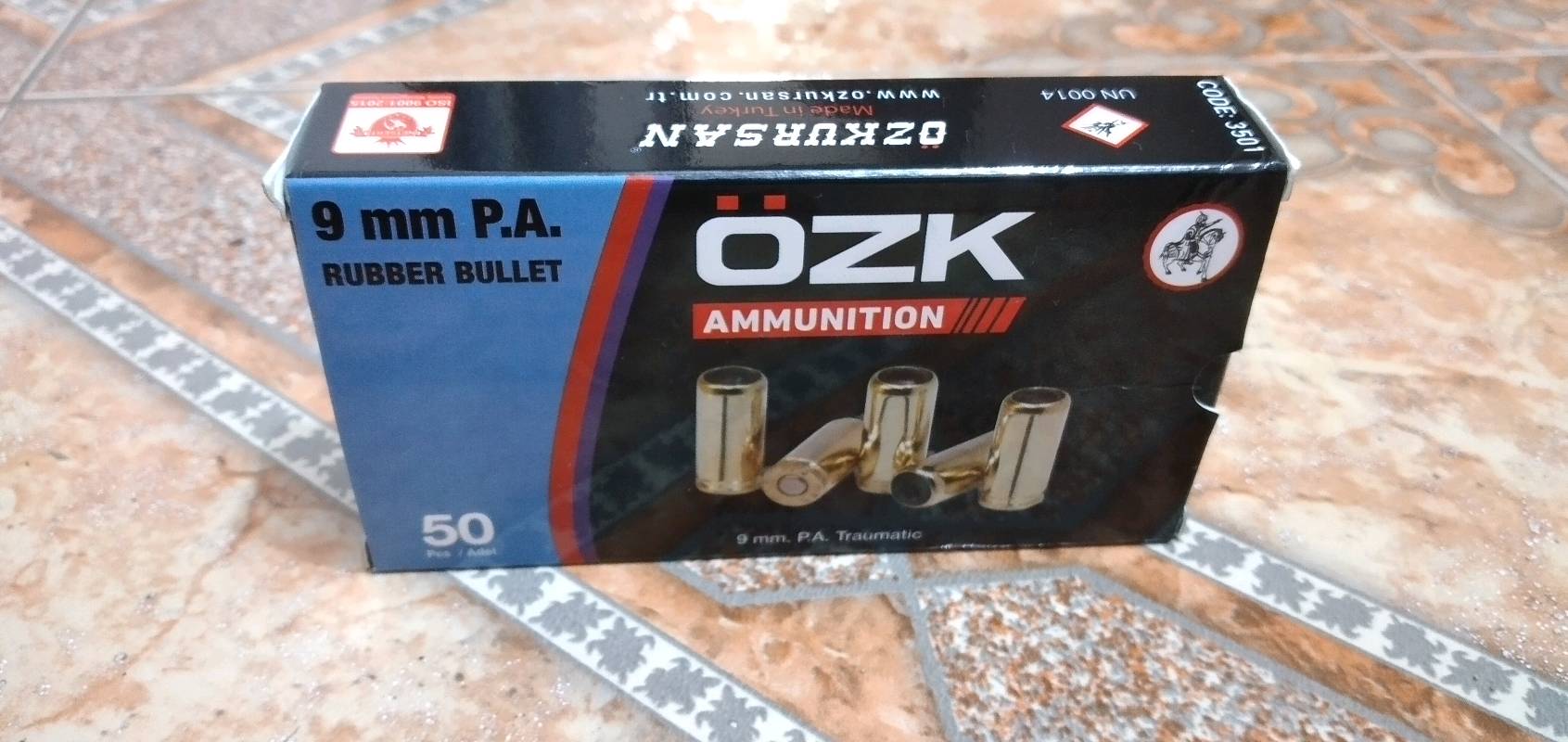 Munición traumatica en Cali