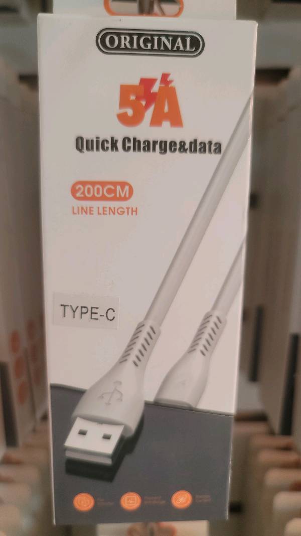 Cable entrada tipo C 100cm en Tacna