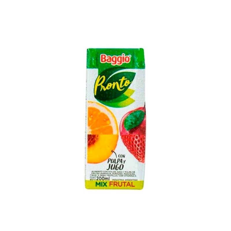 Jugo Baggio Pronto Mix Frutal x200ml en Mendoza