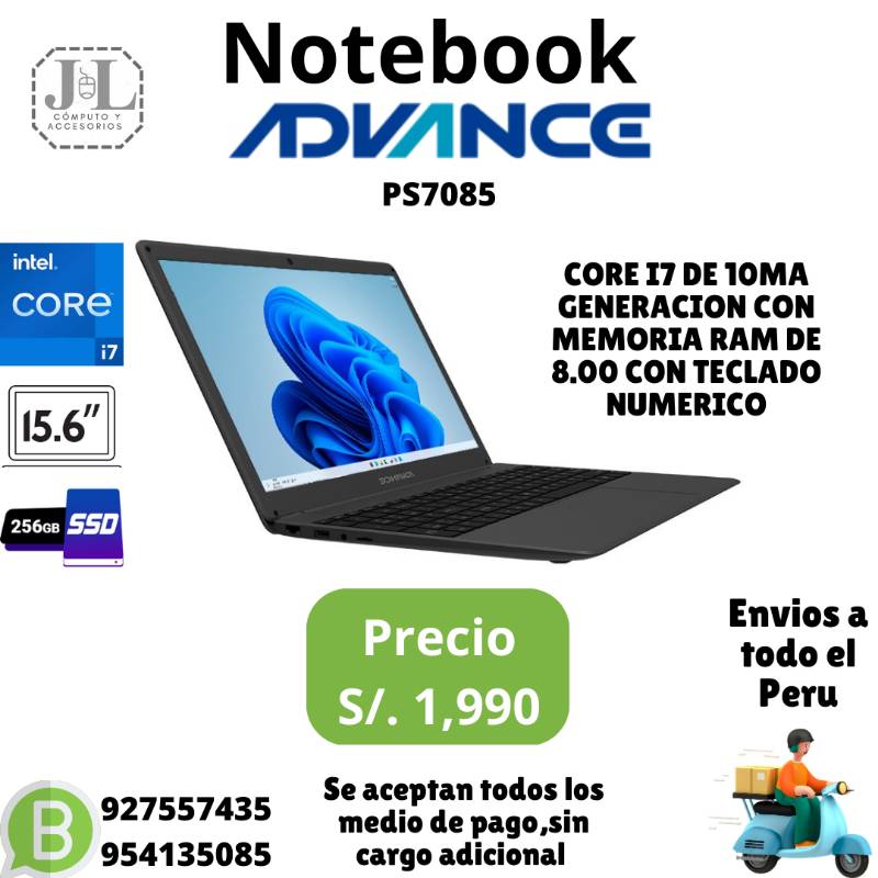 Notebook Advance en Lima