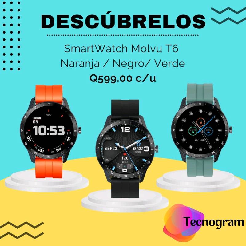 SmartWatch Molvu T6 en Santa Cruz del Quiche