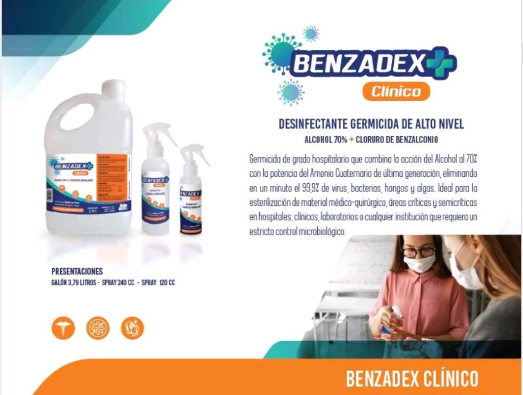 Benzadex; Benzadex Clínico; BenzaWash en Caracas