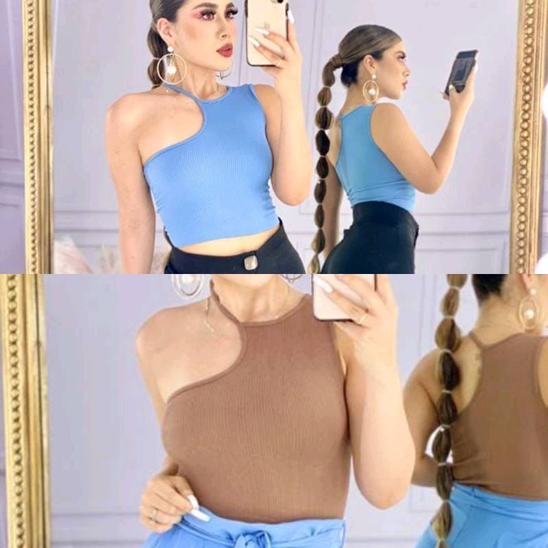 Crop top asimetrico en Guadalajara