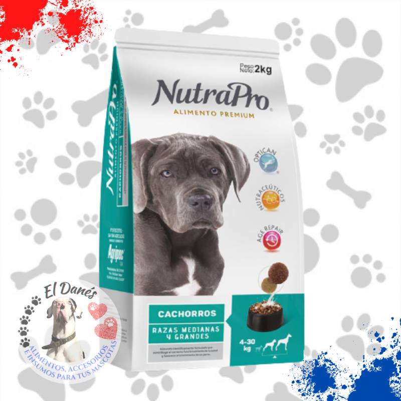 NUTRAPRO CACHORROS Razas Mediana y Grandes 4Kg en Montecristi