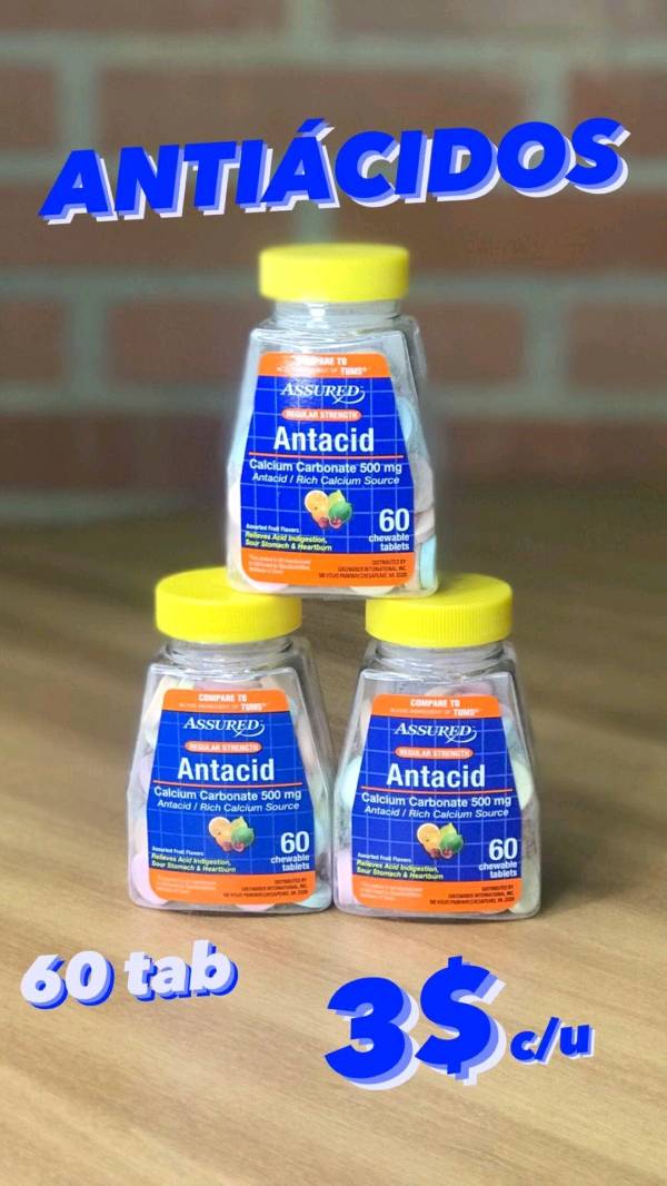 Antiacido/55 tabletas masticables en Maracay