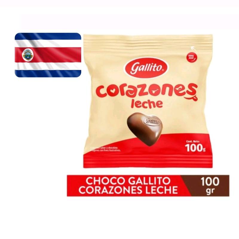 Chocolates Gallito Corazones De Leche - Exquisitos Sabores