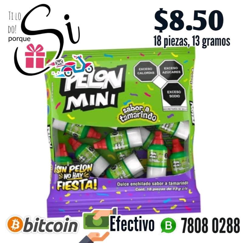 Pelon mini, 18 piezas en Santa Tecla