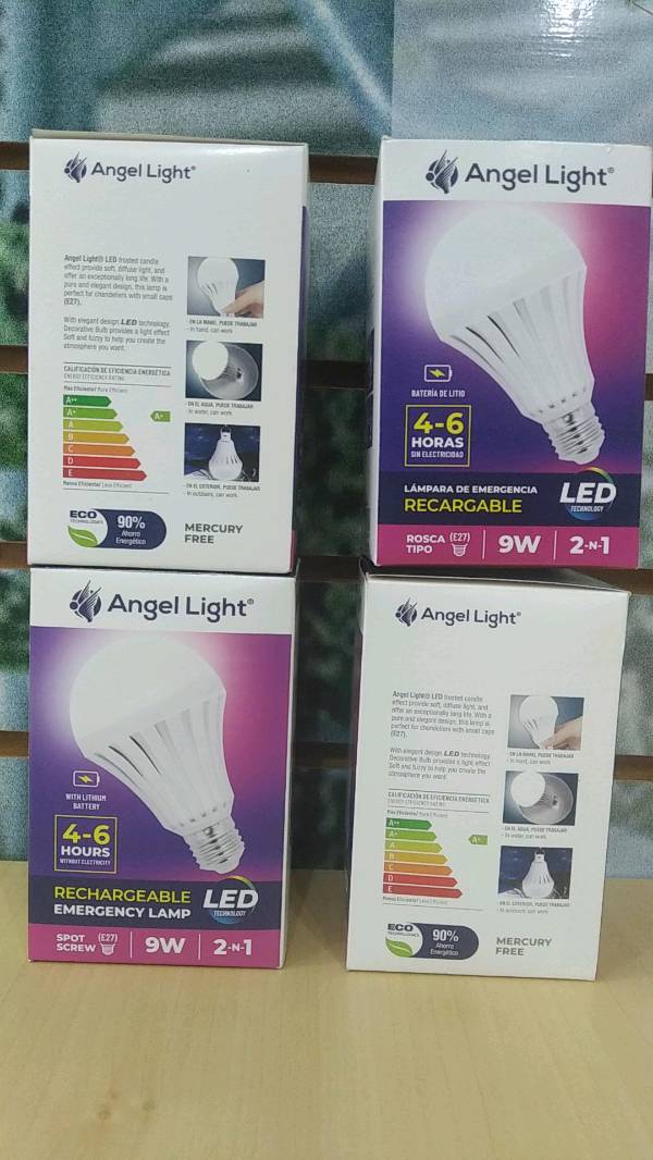 Bombillos LED Recargables 9W en Upata