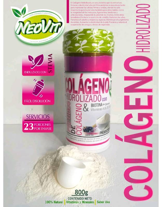 Colageno hidrolizado 800 gramos neovit en neiva