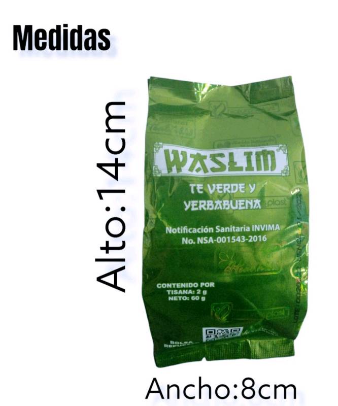 Te verde waslim x 30 tizanaz en neiva
