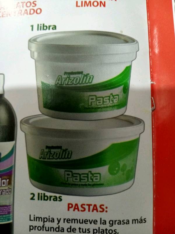 Pasta lava platos arizolin grande en Santo Domingo