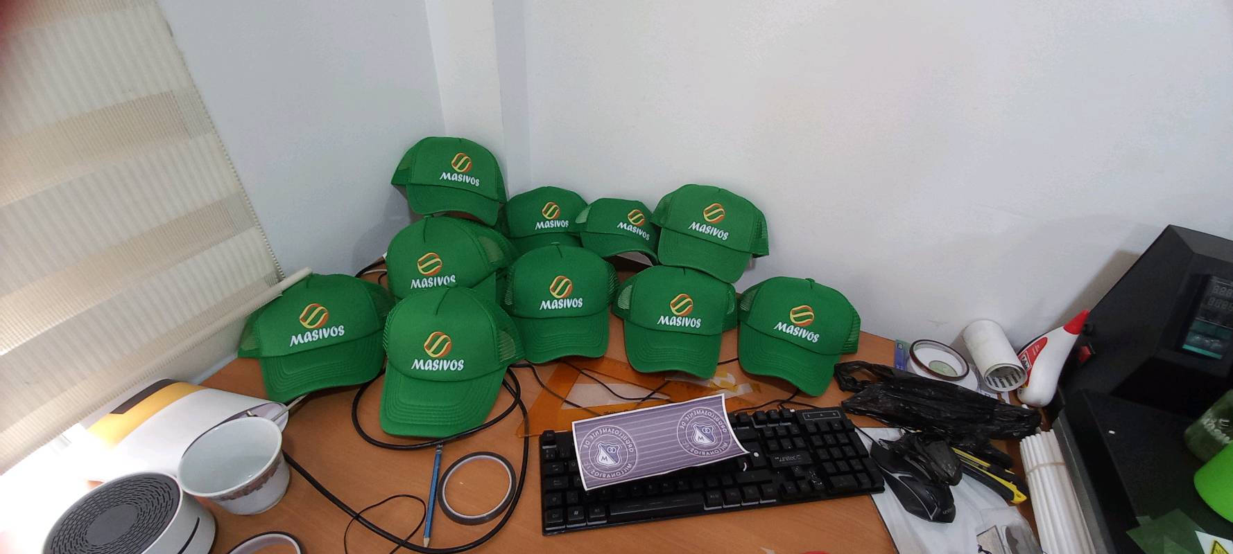 Gorras tipo camionero con sublimacion en DTF en Bogota