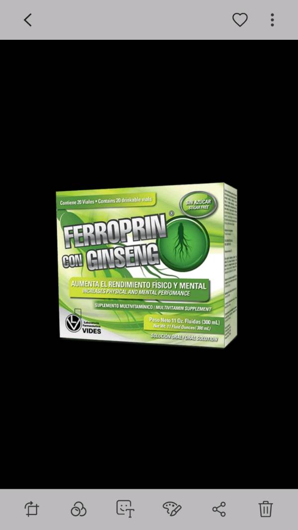 Ferroprin con ginseng en Ciudad Arce
