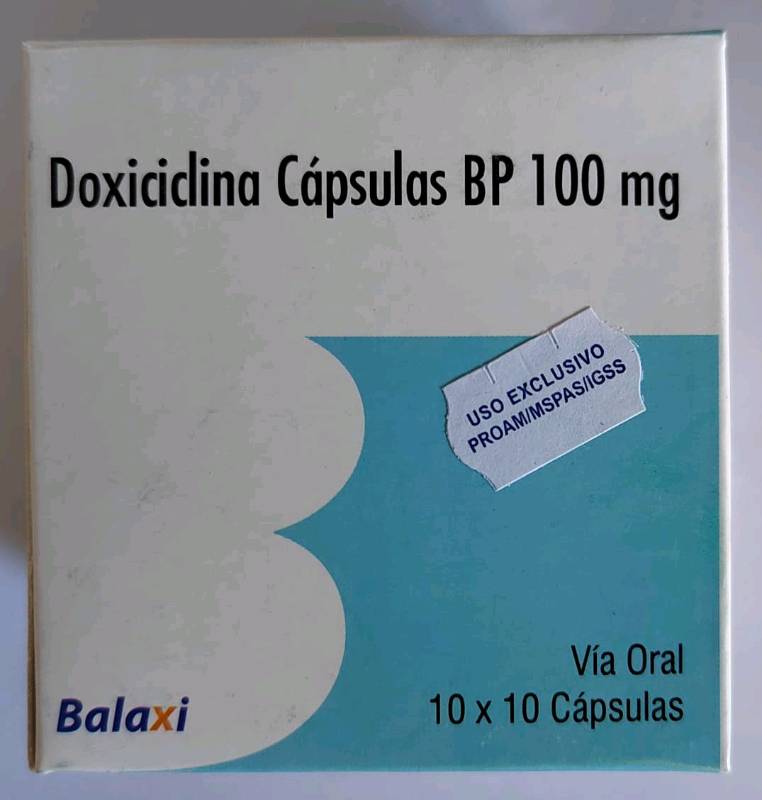 Doxiciclina 100mg tableta en Guatemala City