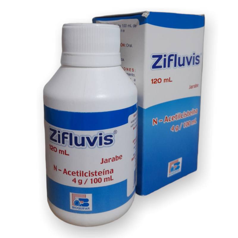 Zifluvis 4g/100ml Jarabe × 120ml N-Acetilcisteína en Villavicencio