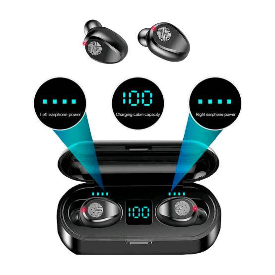 Audifonos bluetooth TWS F9 V5.0 acuaticos en Arequipa