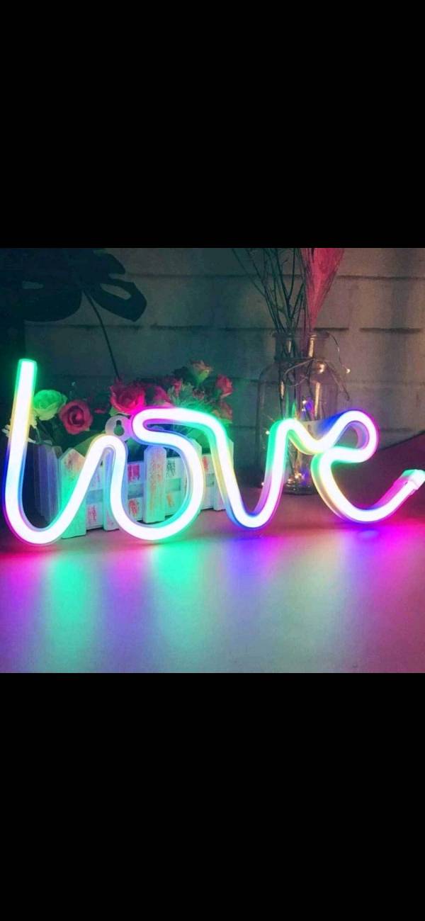 Letrero led "love" en Actopan