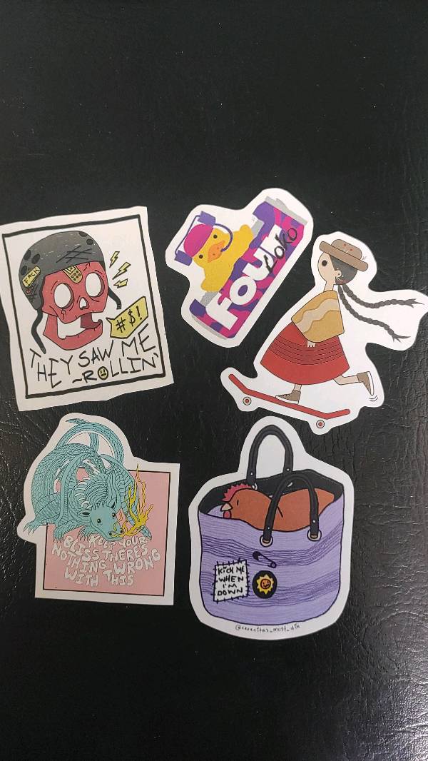 Stickers mix en La Paz