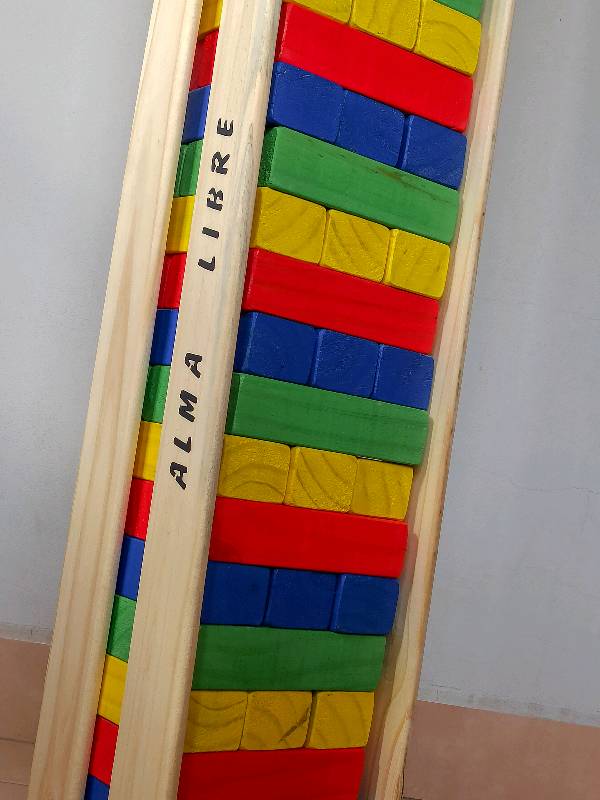 Jenga Gigante de 1m de COLORES en Salta