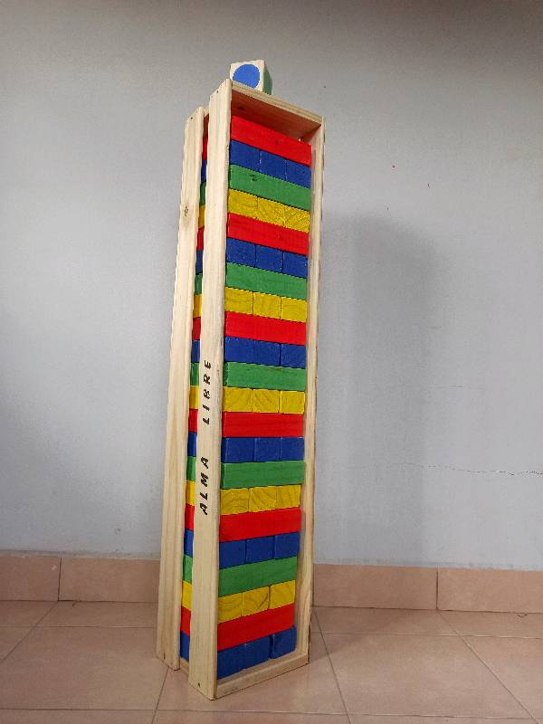 Jenga Gigante de 1m de COLORES en Salta