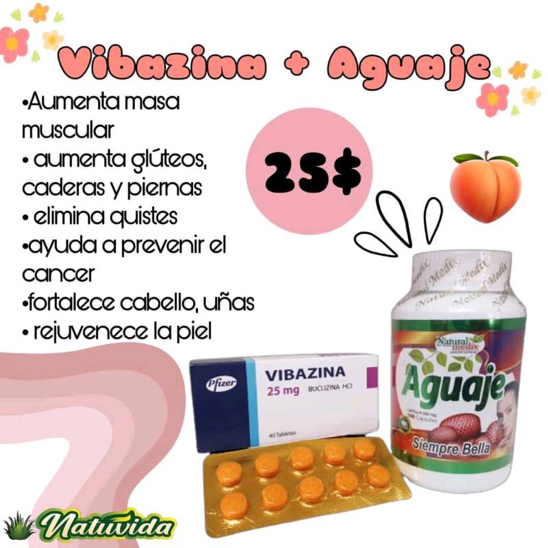 Vibazina+aguaje en Guayaquil