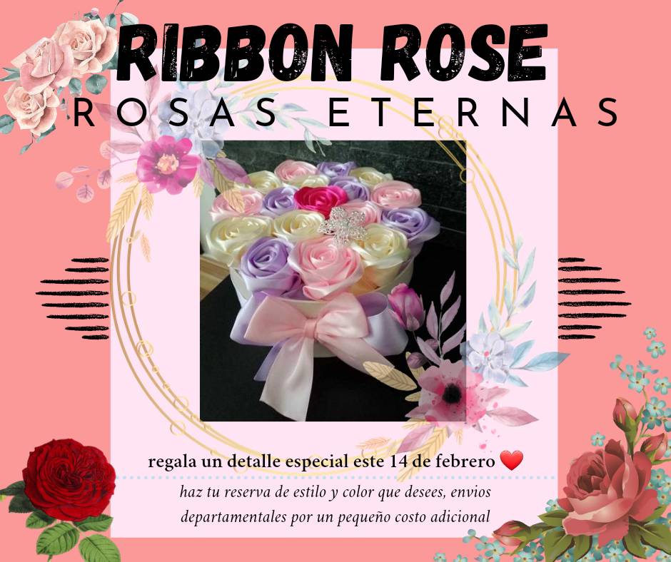 Rosas de Listón (rosas eternas) en San Francisco