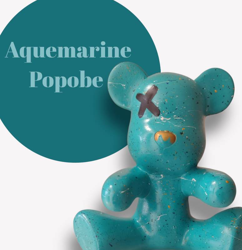 Oso popobe aguamarina en Bogota