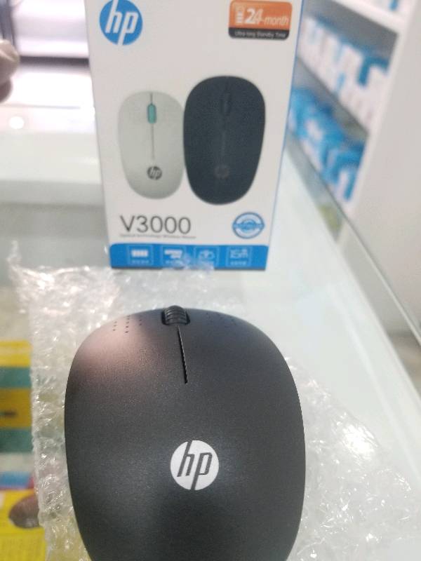 Mouse inalámbrico V3000 HP y Dell NEGRO en Santiago
