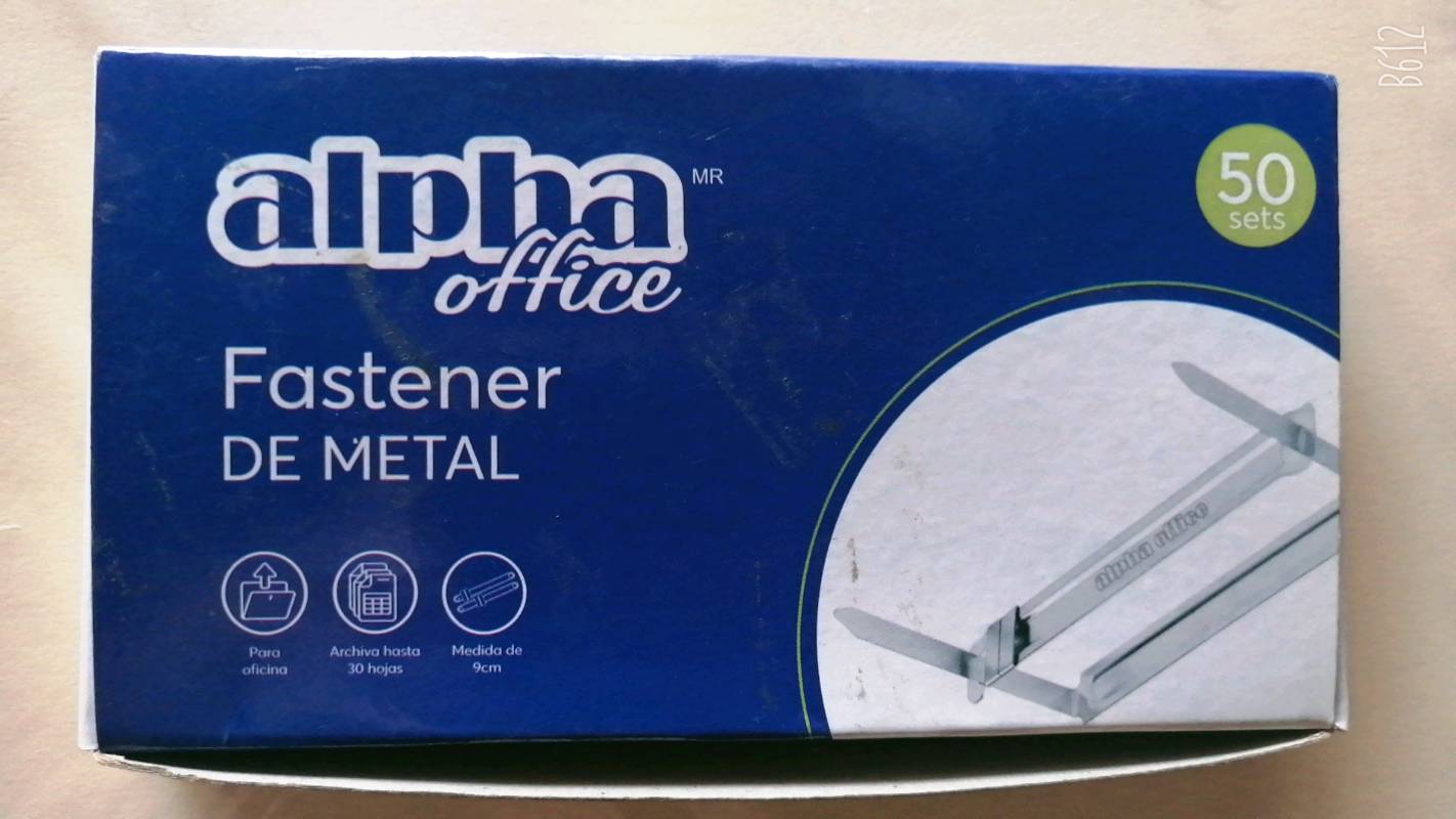 Fastener de metal ALPHA en Tarapoto