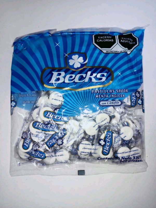 Becks Sobre Menta 100pzs en Xico