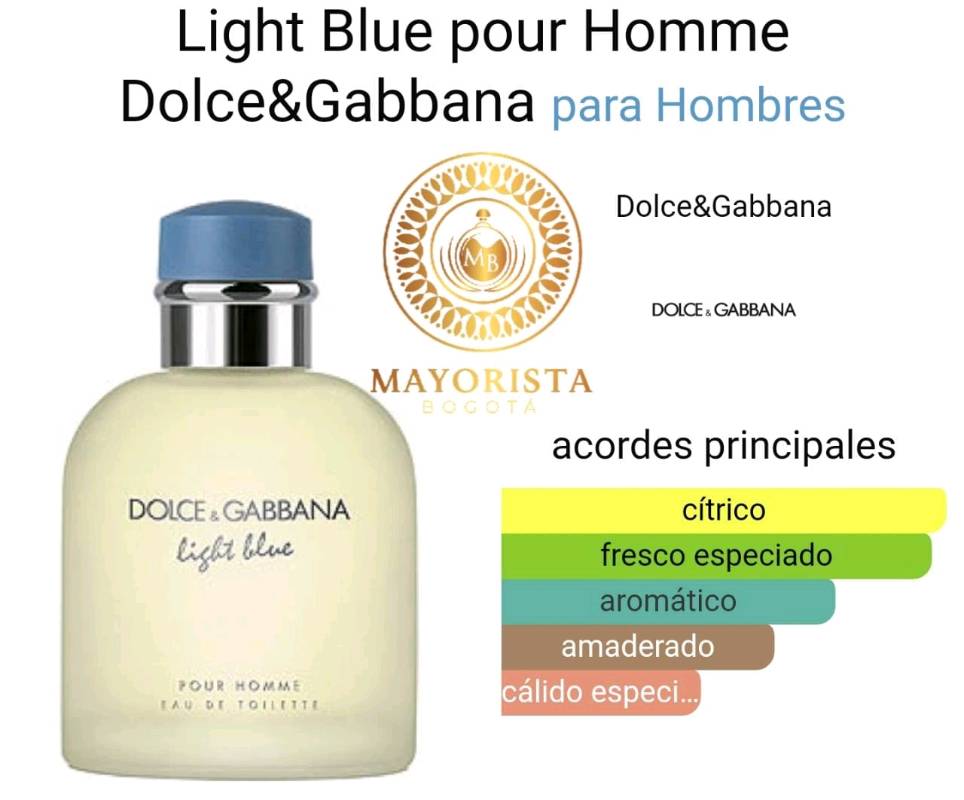 LIGHT BLUE MAN 120.ml 1.1 LUJO ALTA CALIDAD en Bogota