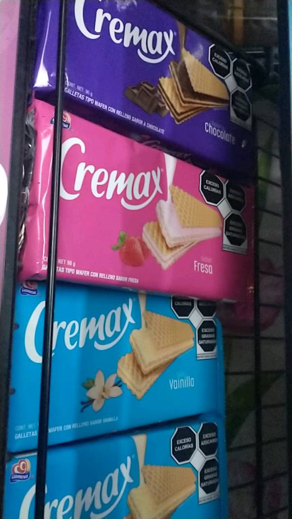 Cremax azul roja y morada en Ciudad de Mexico