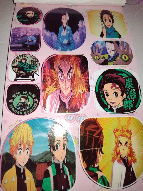 Planilla de stickers- Demon slayer en Toluca de Lerdo