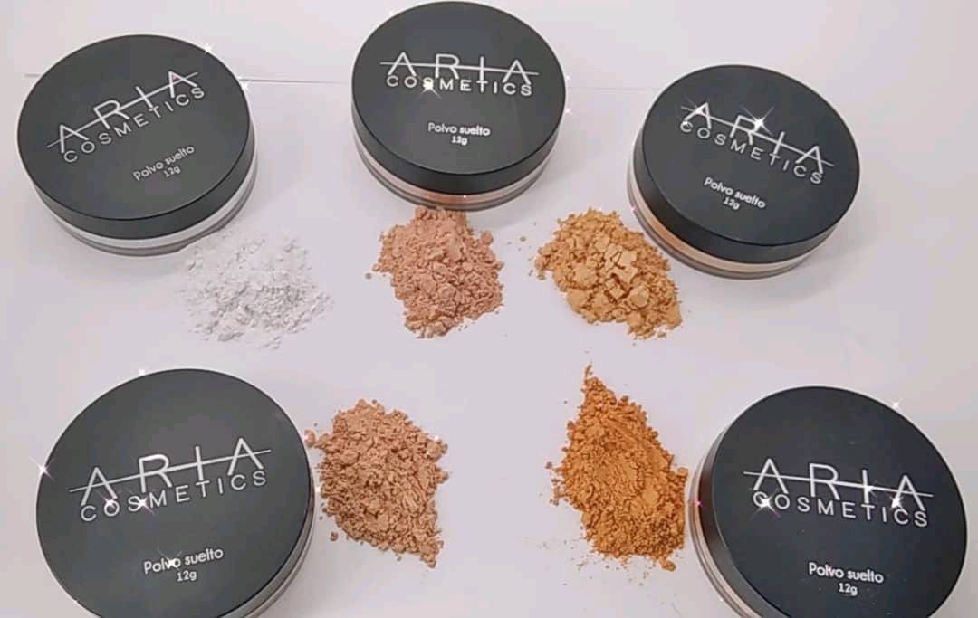 **Polvo suelto Aria Cosmetics en Valencia