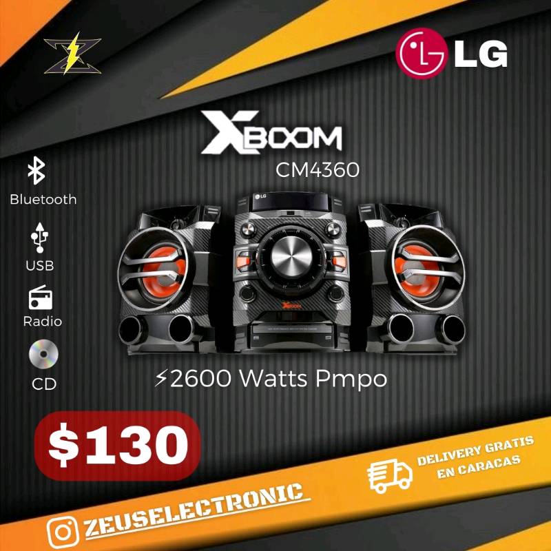 Equipo Xboom LG CM4360 en Caracas