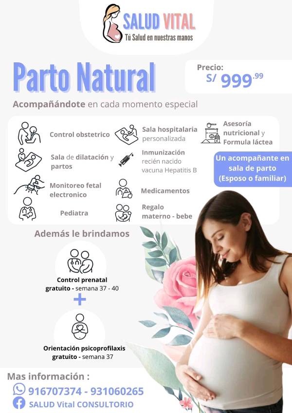 Parto Natural y Cesarias en Iquitos