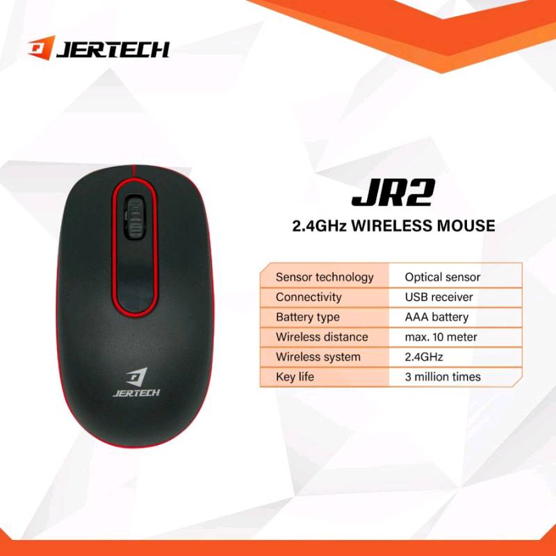 MOUSE INALÁMBRICO RETROILUMINADO JERTECH ELITE JR2 en Bogota
