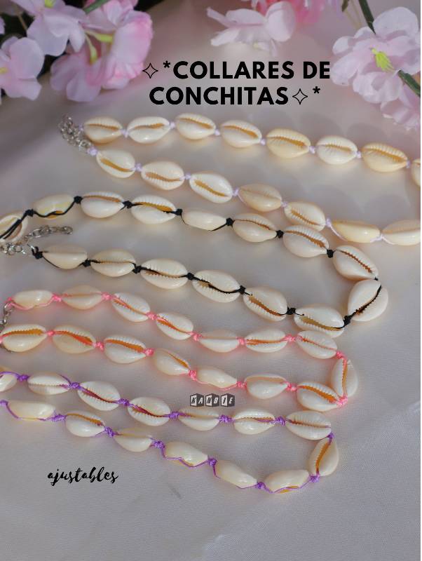Collares de conchitas en Chimaltenango, Guatemala en Chimaltenango