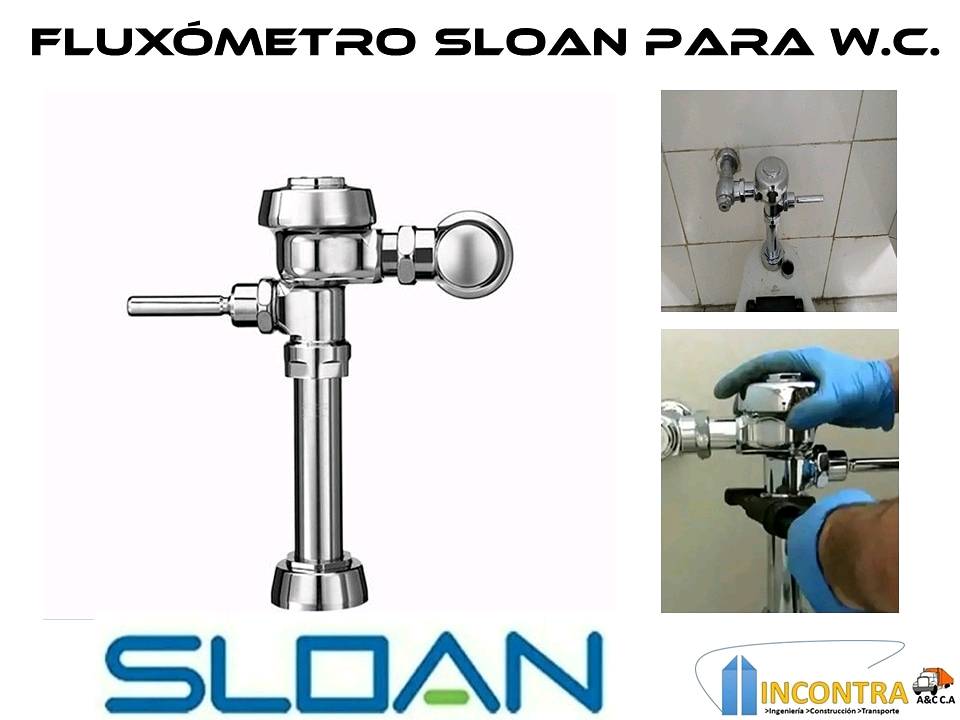 Fluxometro Sloan Regal para WC y Urinario en Tucacas
