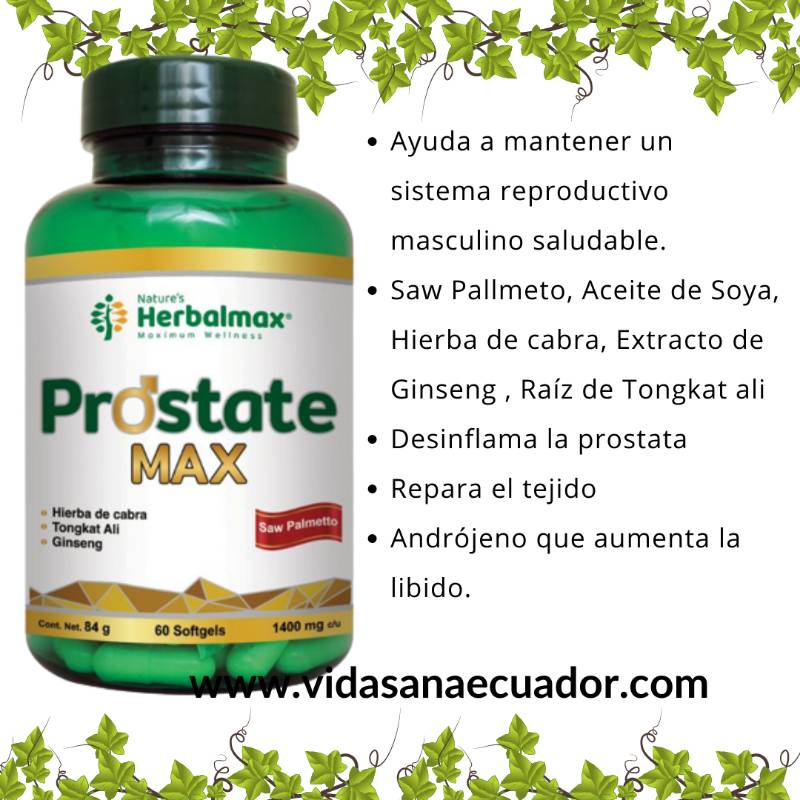 Próstata Max 1400mg frasco x 60 Pro en Guayaquil