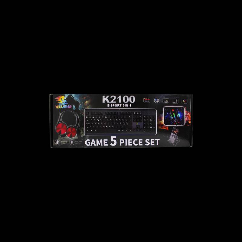 Kit Gamer 5 pcs K2100 Yelandar en Cajamarca