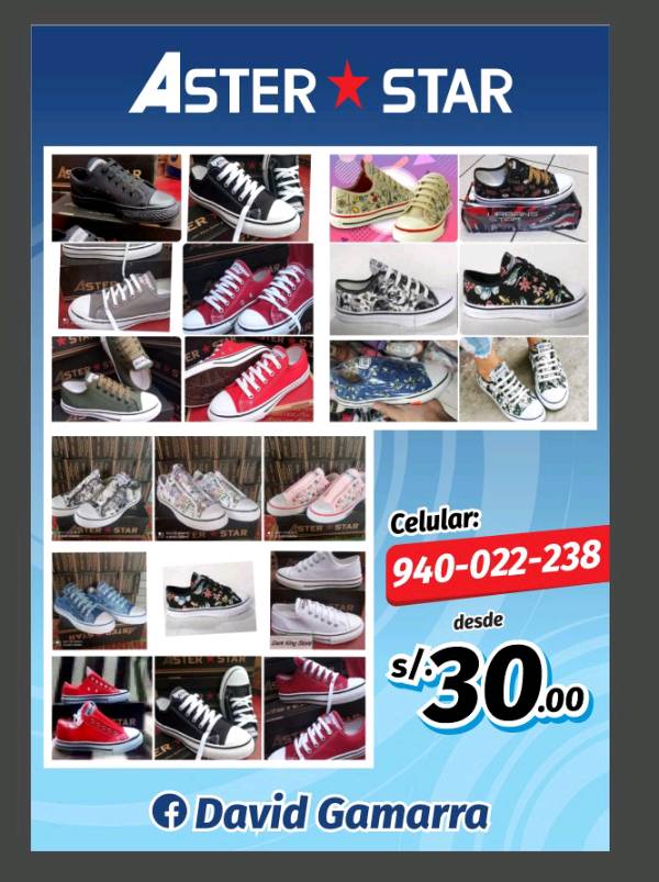 Zapatillas aster Star en Lima