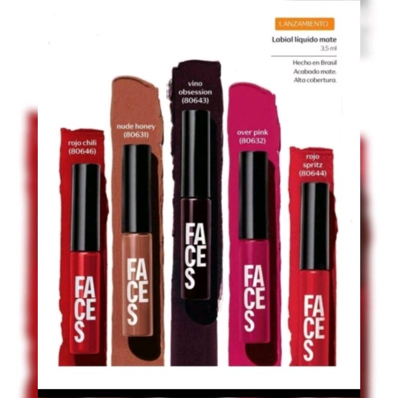 Natura Faces labial líquido matte en Buenos Aires