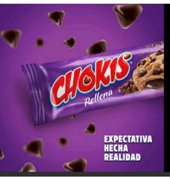 Galleta Chokis rellena morada en San Vicente Centenario