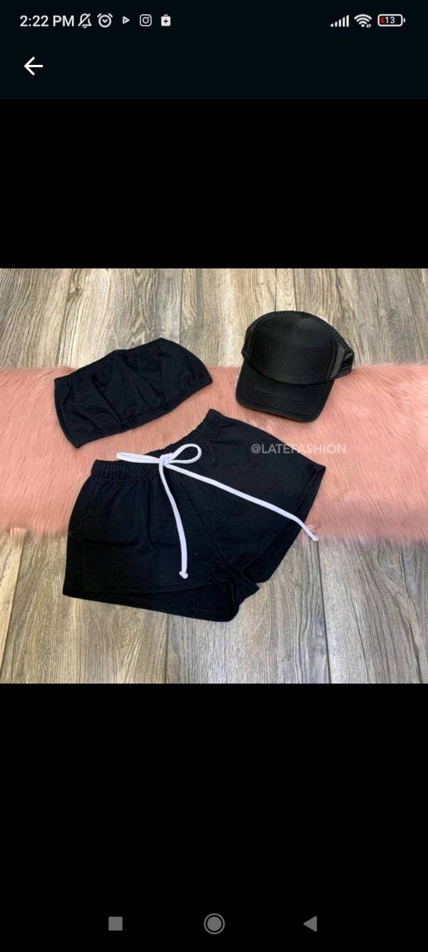 Crop Top Y Short En Popayán