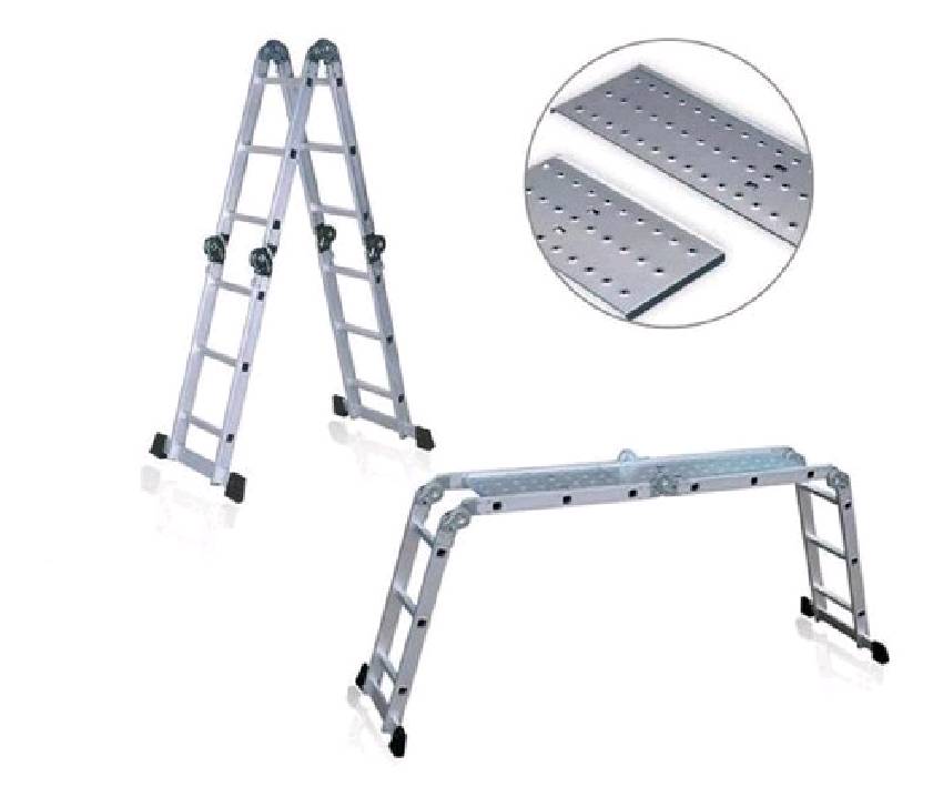 Escalera Multiposiciones Aluminio C/Charolas 12 Escalones en Ciudad ...
