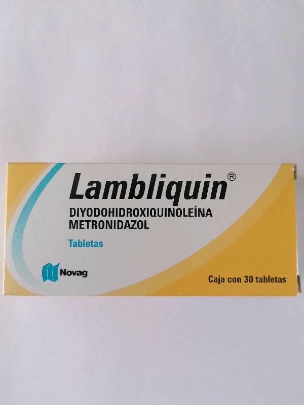 Diyodohidroxiquinoleina Metronidazol tabletas en Ciudad de Mexico